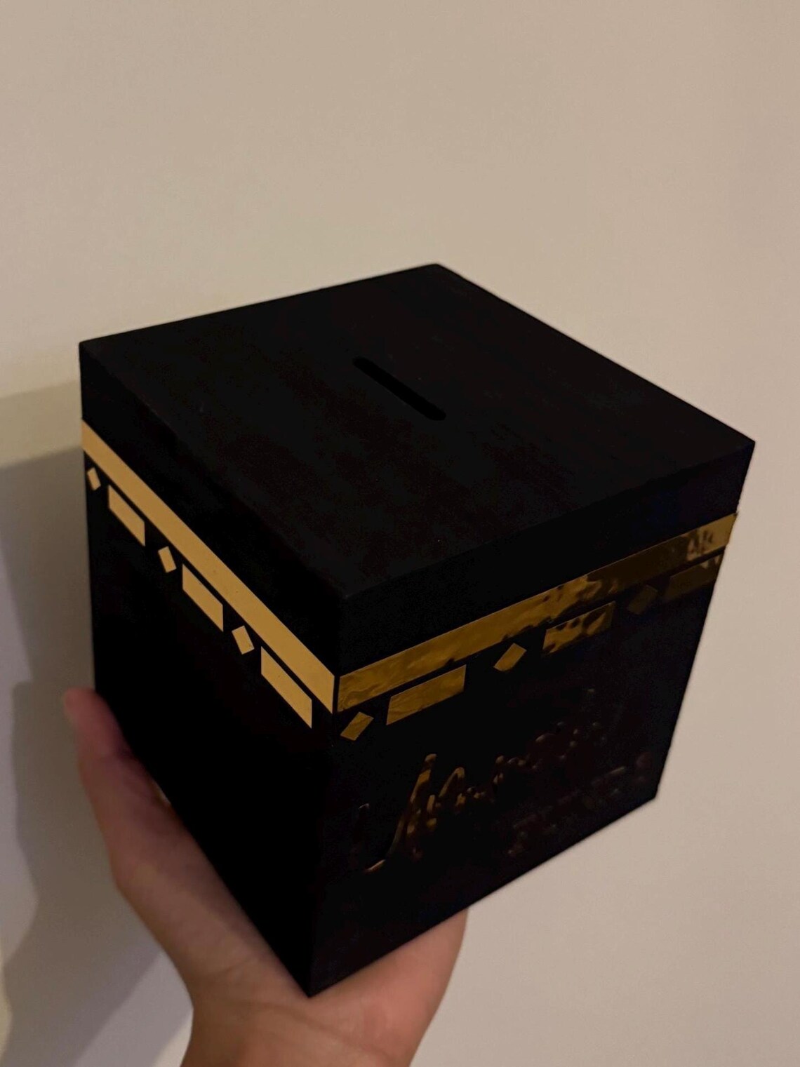 Wooden Hajj Umrah Box, Luxury Money Box, Islamic Gift, Nikkah Gift ...