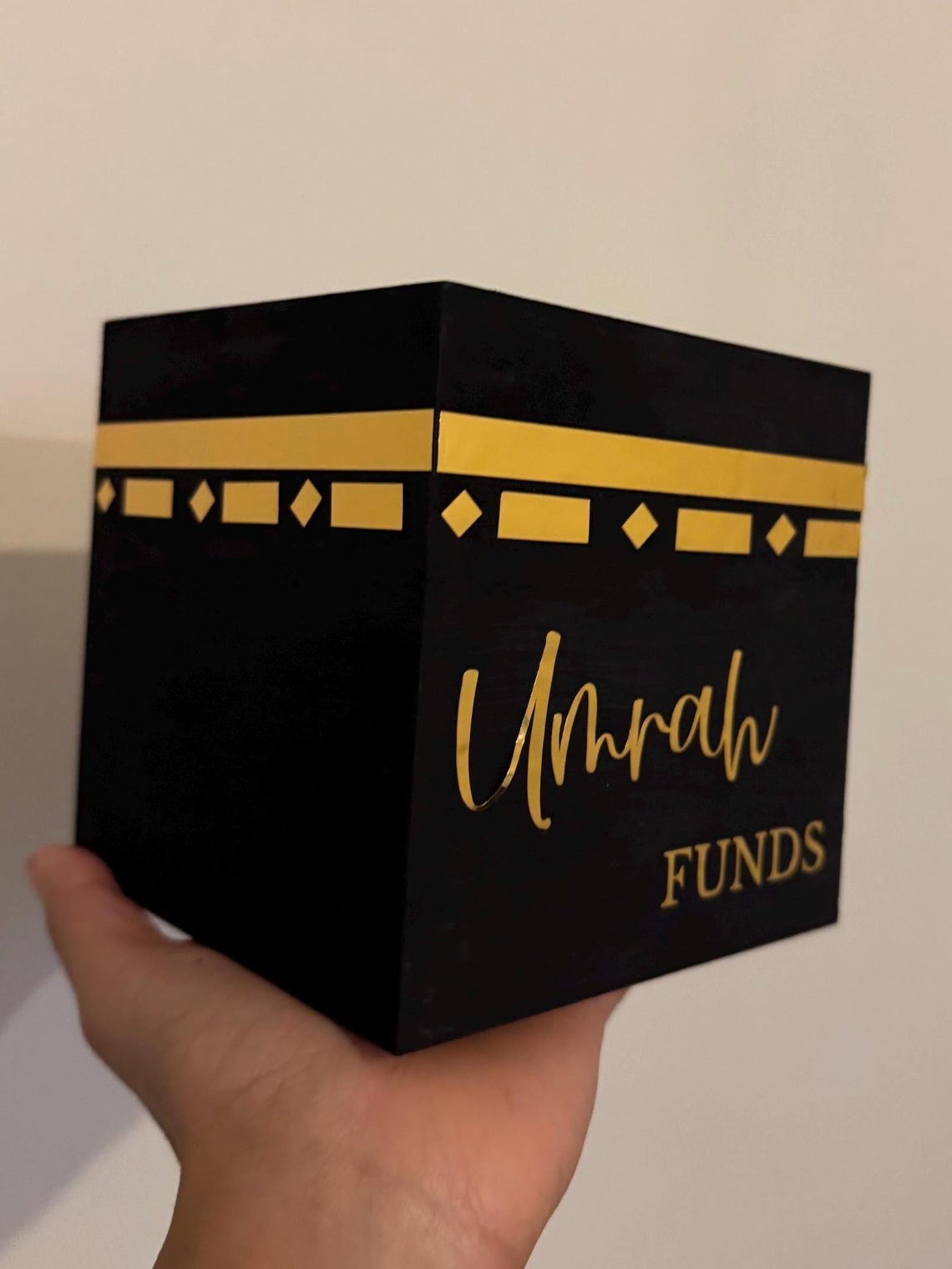 Wooden Hajj Umrah Box, Luxury Money Box, Islamic Gift, Nikkah Gift ...
