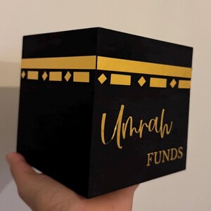 Wooden Hajj Umrah Box, Luxury Money Box, Islamic Gift, Nikkah Gift ...