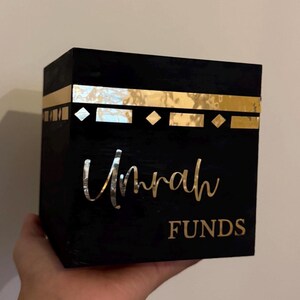 Wooden Hajj Umrah Box, Luxury Money Box, Islamic Gift, Nikkah Gift ...