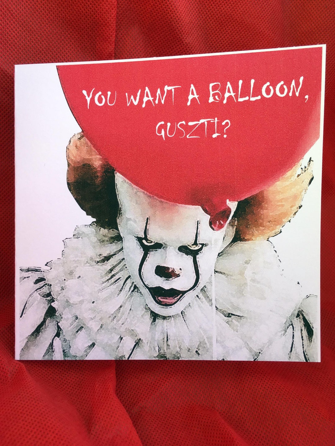 Pennywise - It Movie Personalised Birthday Card | Greeting Card ...