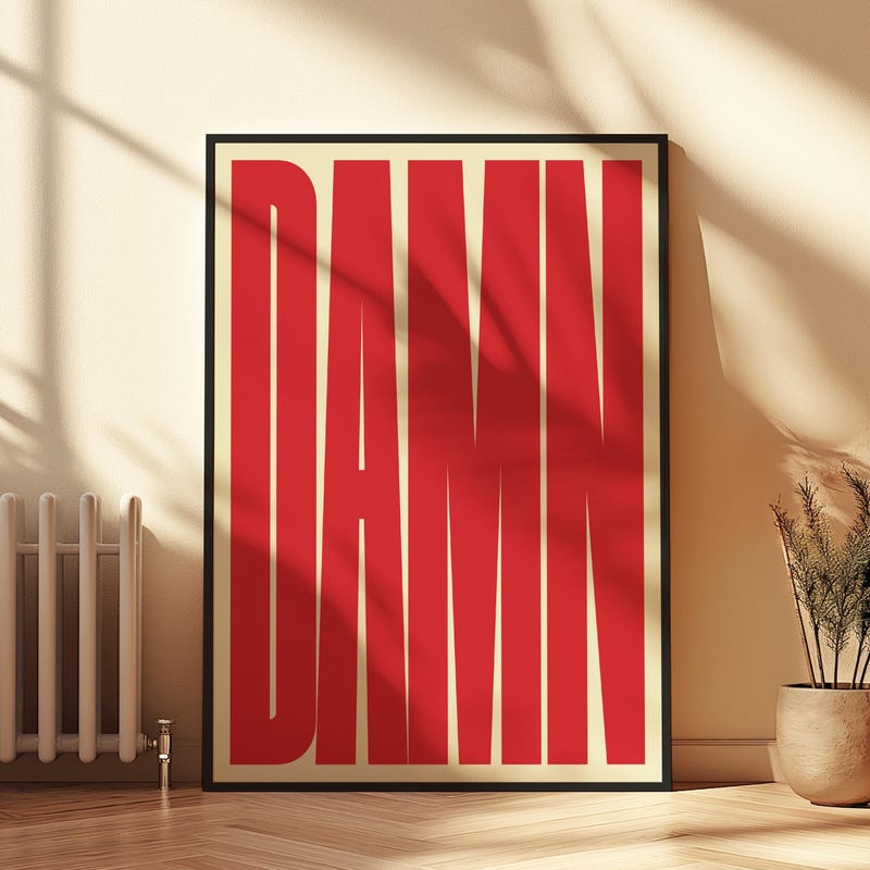 Typography Wall Art - Etsy