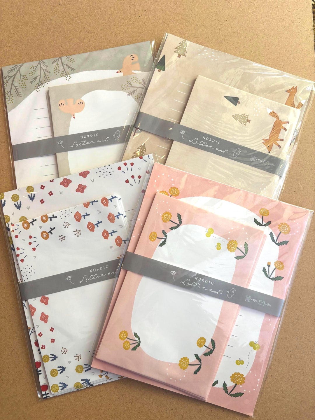 Letter Writting Sets Set 4 Packs. - Etsy