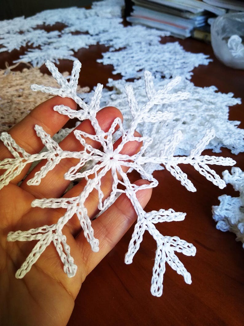 Crochet Snowflakes, Crochet Snowflake, Snowflake Crochet, Crochet Stars ...
