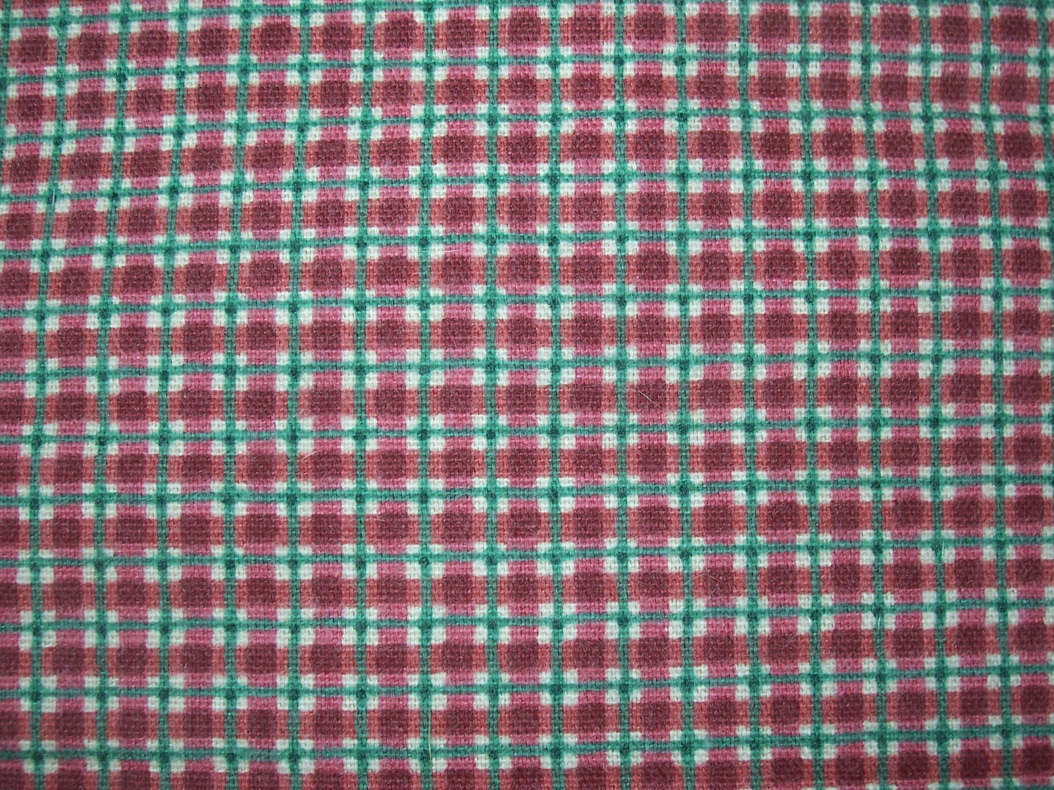 RED and GREEN PLAID Fabric - 4 Yards - Etsy