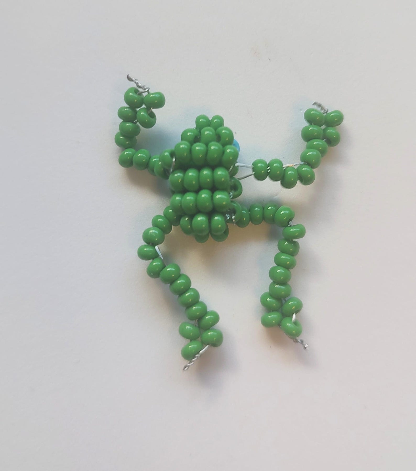 Beaded Frog- Handmade Frog Figure- Cottage Core Frog - Etsy