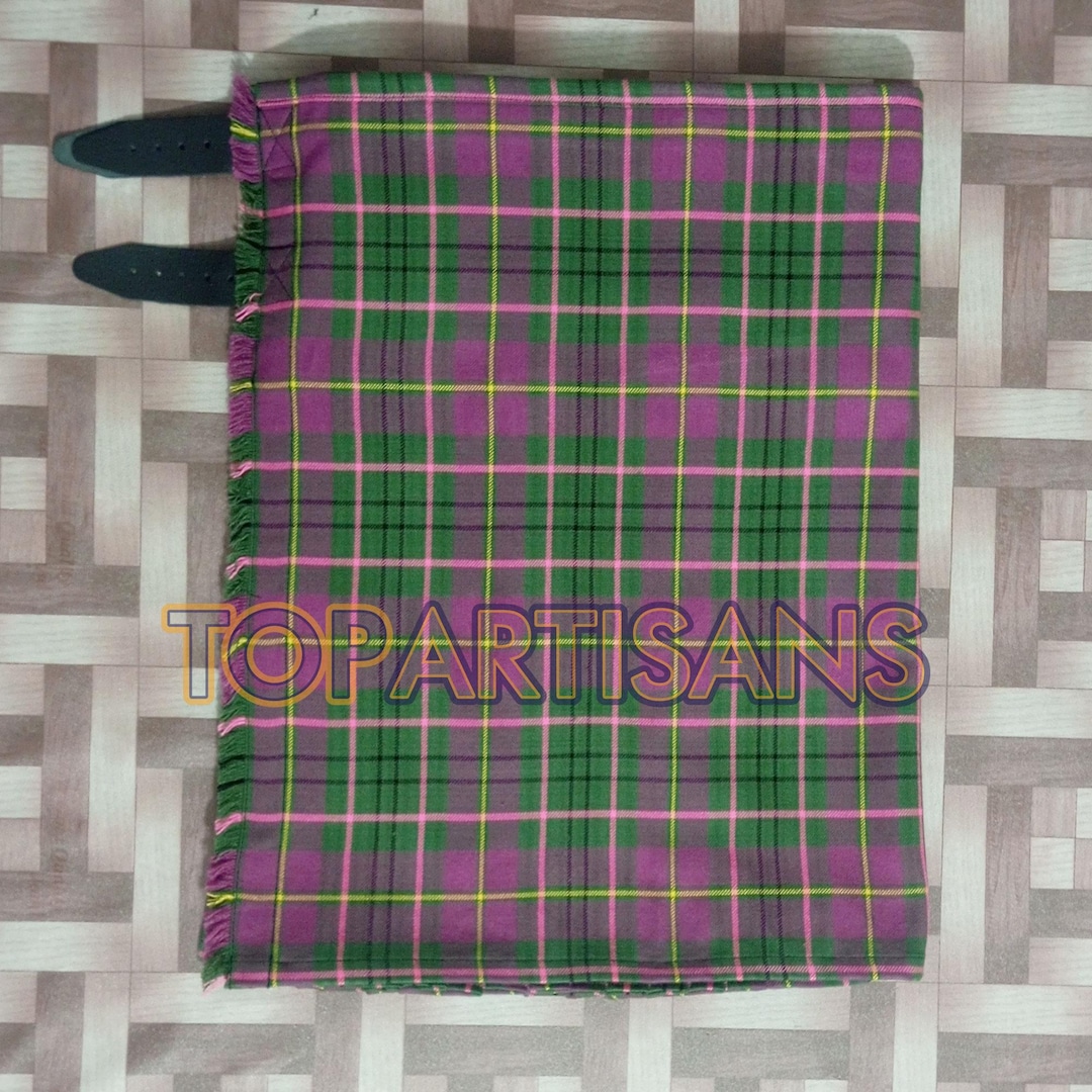 Handmade Clan Taylor Kilt for Men - Scottish Taylor Ancient 8 Yard ...
