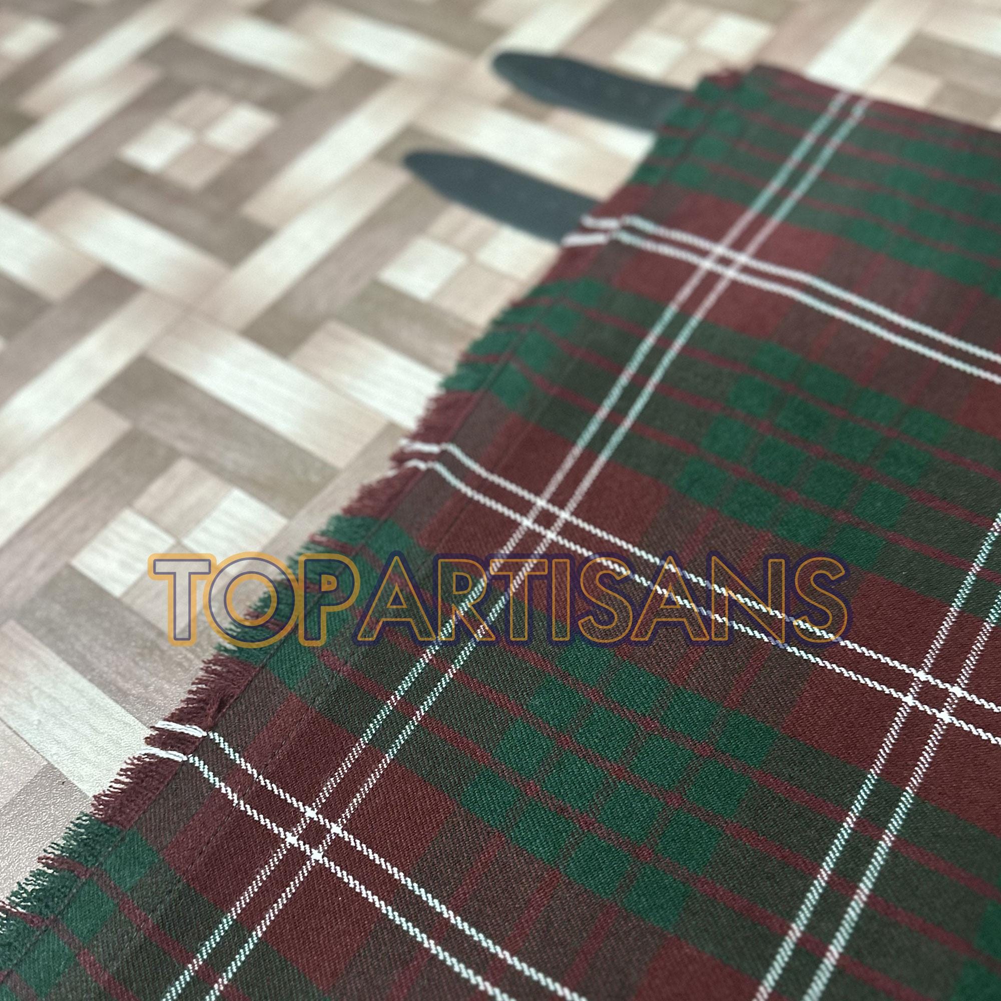 Handmade Clan Crawford Kilt for Men - Scottish Crawford Modern 8 Yard ...