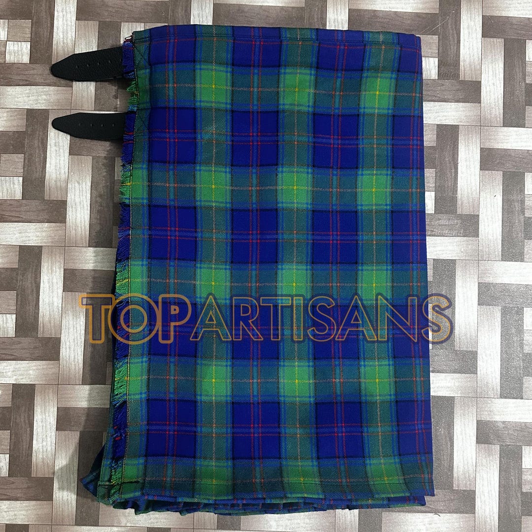 Handmade Clan Boyle Kilt for Men - Scottish Boyle 8 Yard Tartan Kilt ...