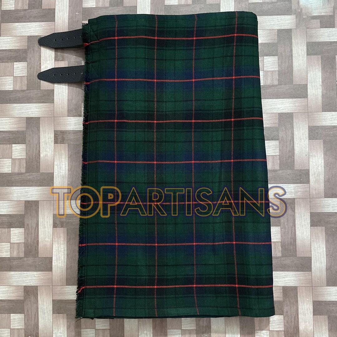 Handmade Clan Davidson Kilt for Men - Scottish Davidson Modern 8 Yard ...