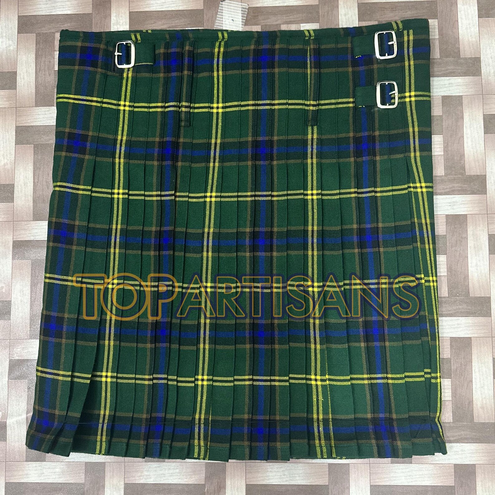Handmade US Army Kilt for Men - Scottish US Army 8 Yard Tartan Kilt ...