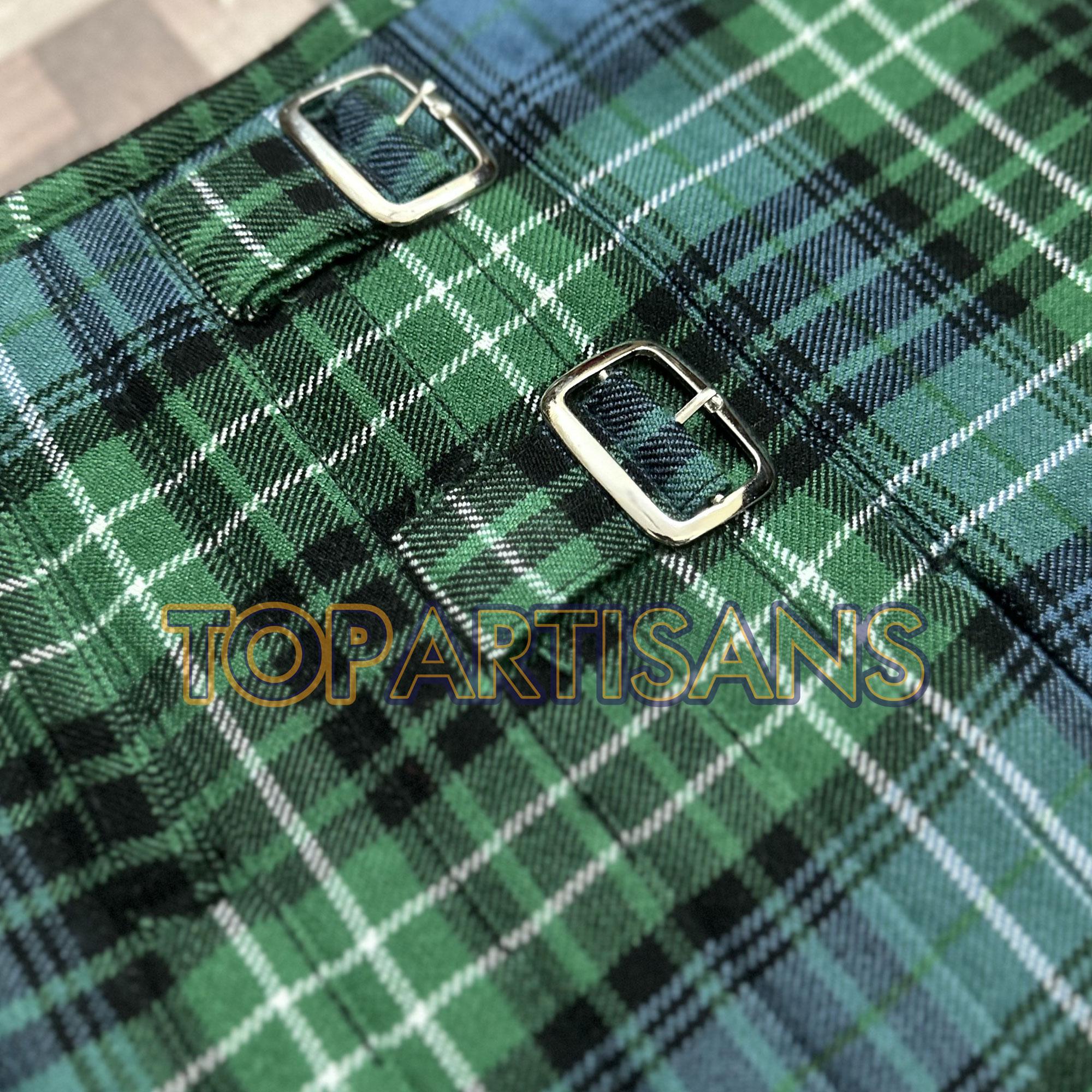 Handmade Clan O'connor Kilt for Men - Scottish O'connor 8 Yard Tartan ...
