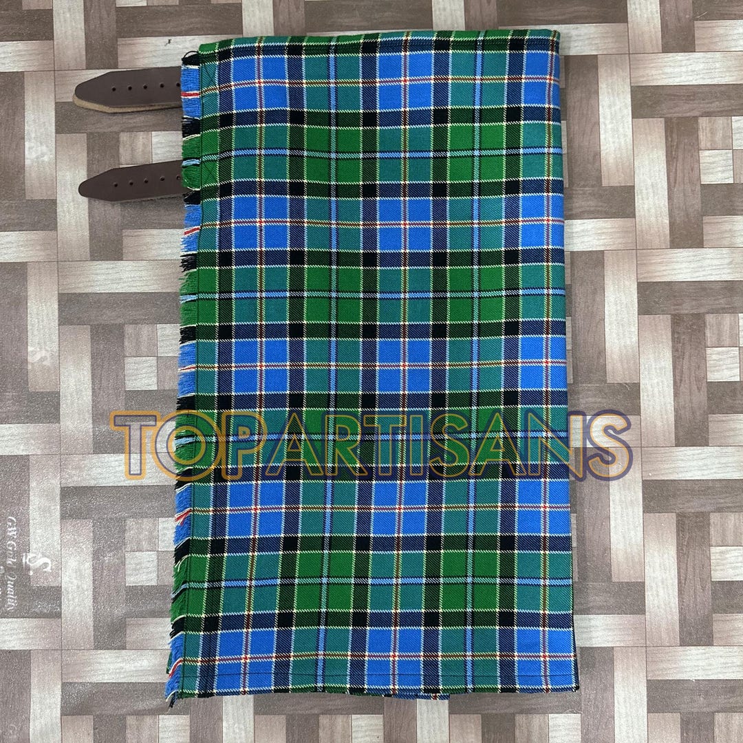 Handmade Clan Stirling Kilt for Men - Scottish Stirling 8 Yard Tartan ...