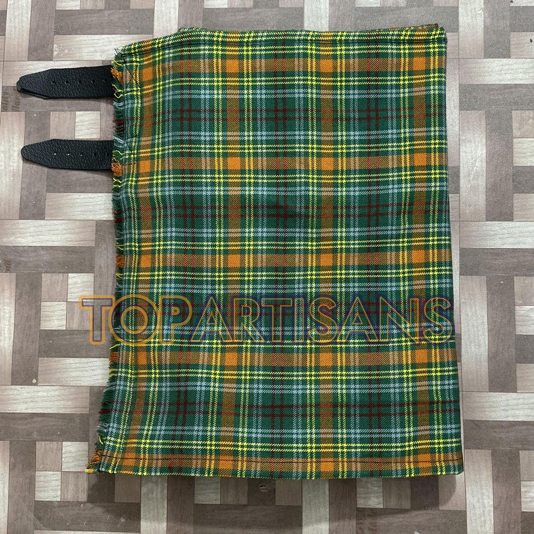Handmade Clan O'brien Kilt for Men - Scottish O'brien 8 Yard Tartan ...