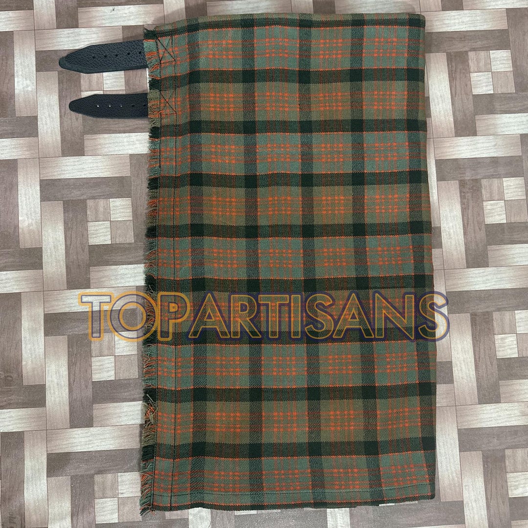 Handmade Clan Macdonald Kilt for Men - Scottish Macdonald Weathered 8 ...