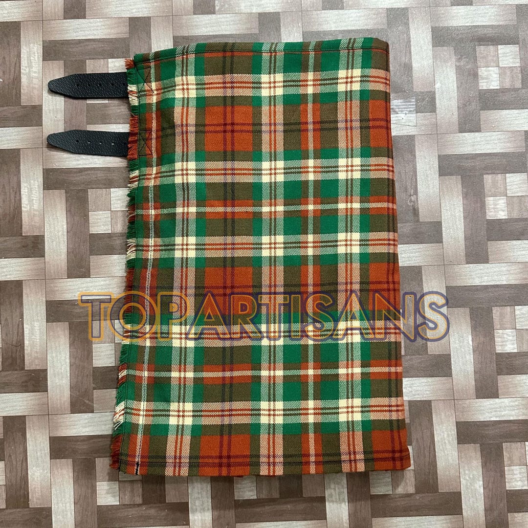 Handmade Clan Pierce Kilt for Men - Scottish Pierce 8 Yard Tartan Kilt ...