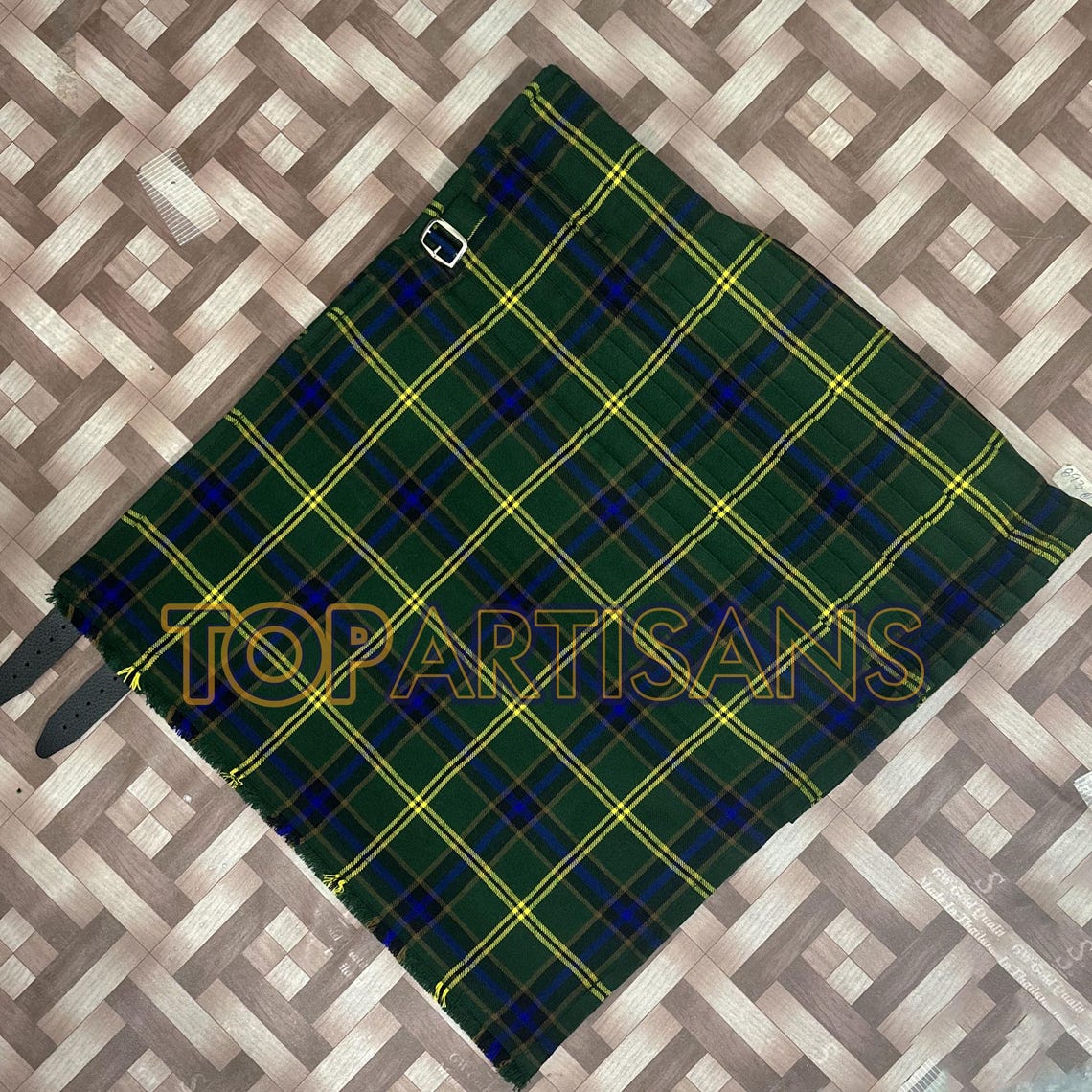 Handmade US Army Kilt for Men - Scottish US Army 8 Yard Tartan Kilt ...