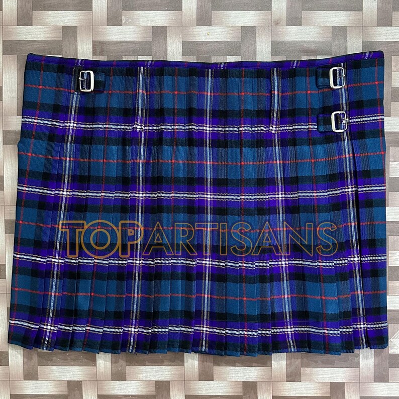 Handmade Clan Masonic Kilt for Men - Scottish Masonic 8 Yard Tartan ...