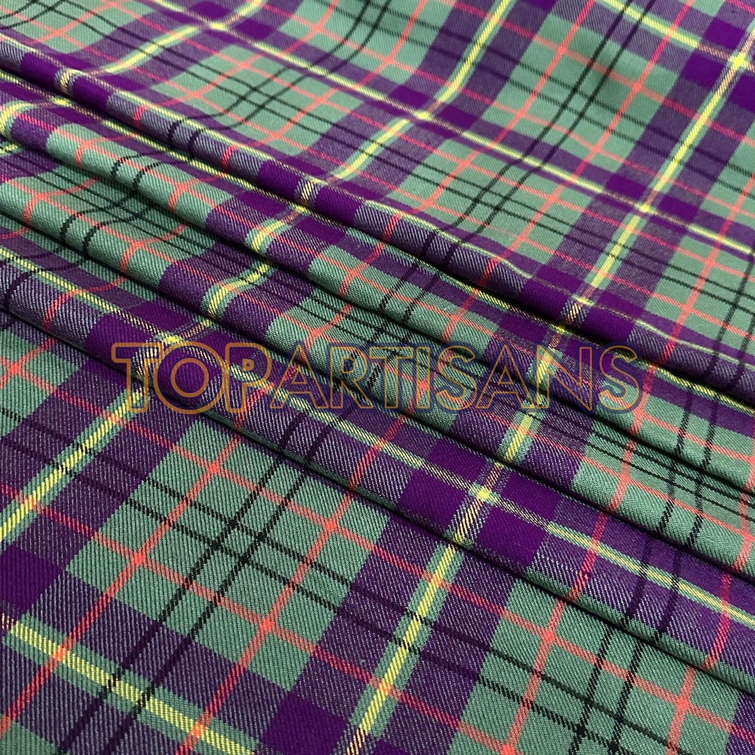 Taylor Modern Tartan Fabric - 16 Oz Acrylic Wool - Tartan Fabric by the ...