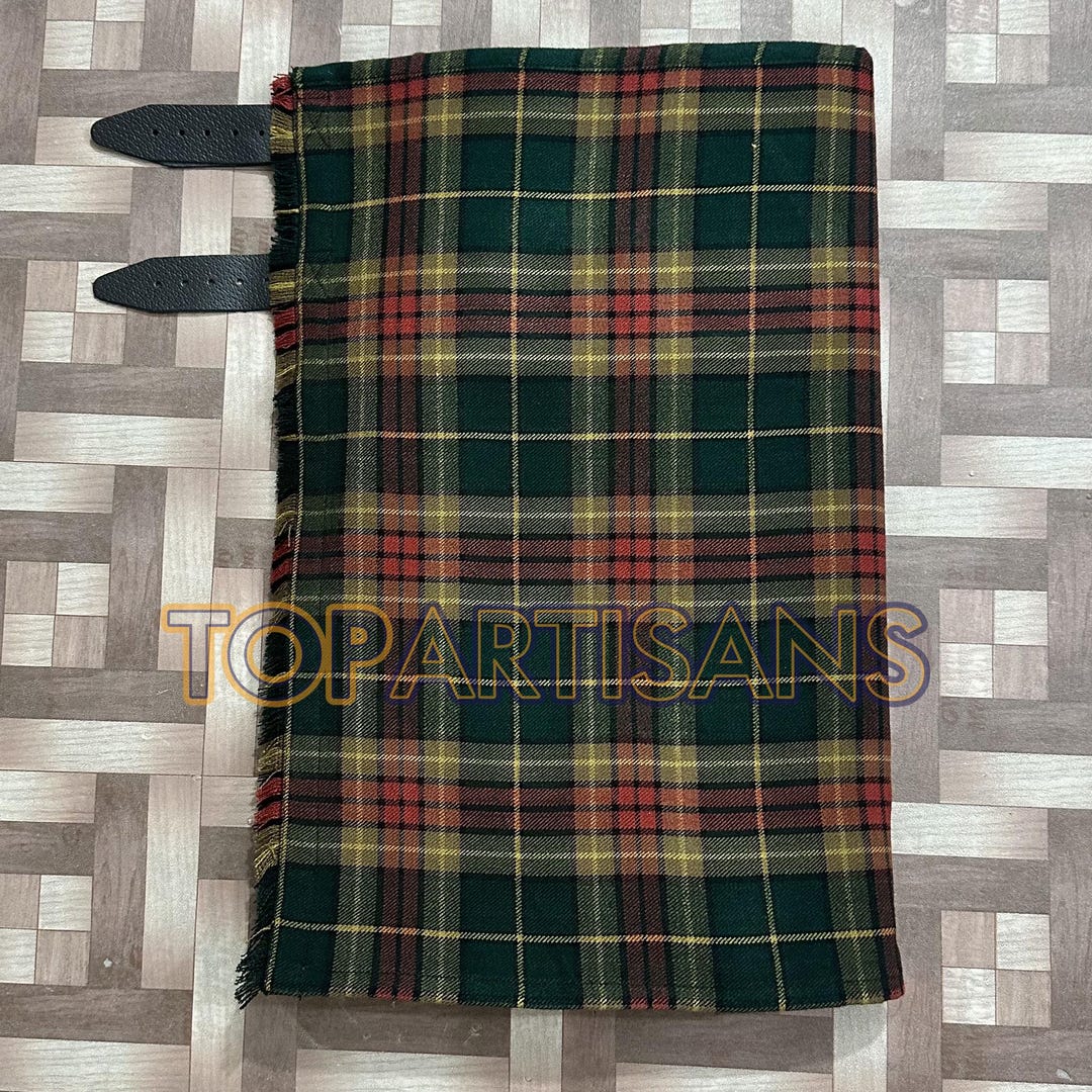 Handmade County Cavan Kilt for Men - Scottish County Cavan 8 Yard ...