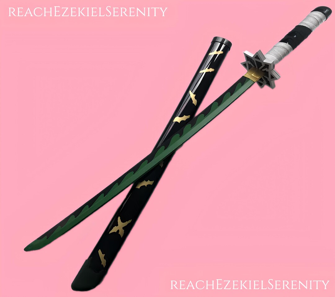 Demon Slayer Inspired Real Size Sanemi Katana Sword,anime Kimetsu No ...