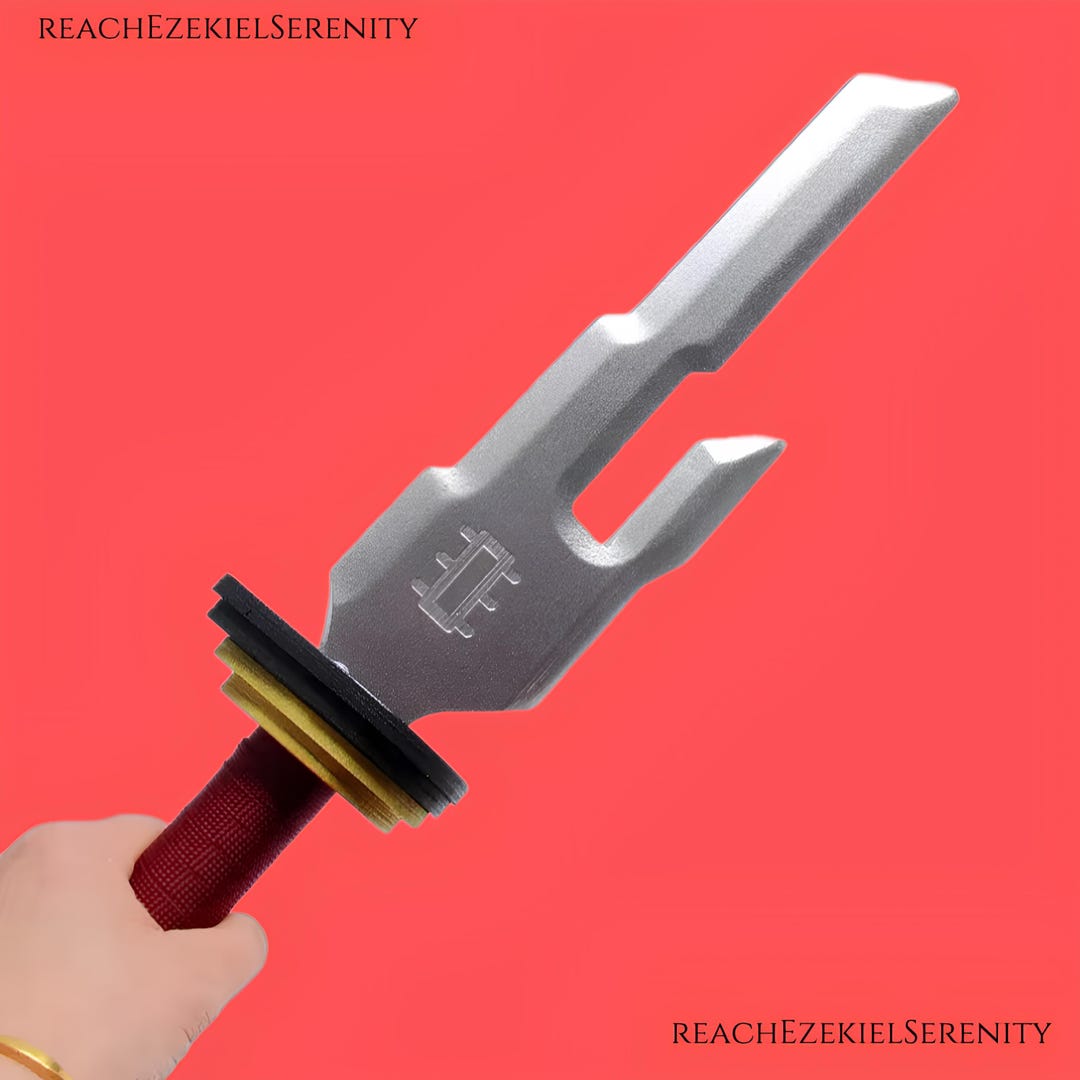 Anime Jujutsu Kaisen Toji Fushiguro Dagger, Real Size Toji Sword Dagger ...