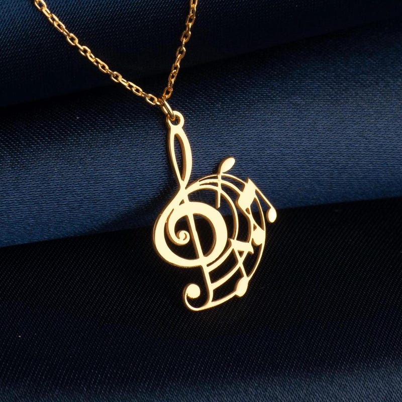 Gold Key Necklace G - Etsy UK