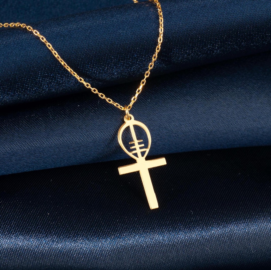 Adinkra Imani Symbol Necklace, Sterling Silver Faith Jewelry, Kwanzaa ...