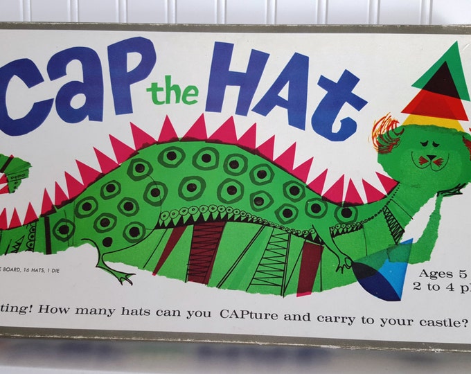 1965 Cap the Hat Game, Board Game, Children's Game, Family Game Night ...
