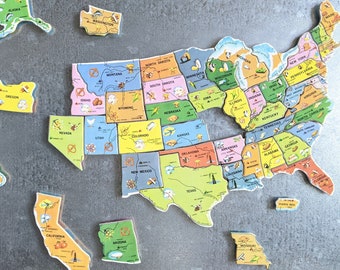 United States Puzzle | Etsy