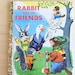 Rabbit and His Friends Little Golden Book, 1977, Hardback 6.75x7.75 ...