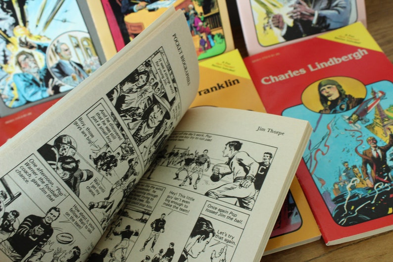 Choose Your Biography Graphic Novel Pocket Biographies 1984 | Etsy