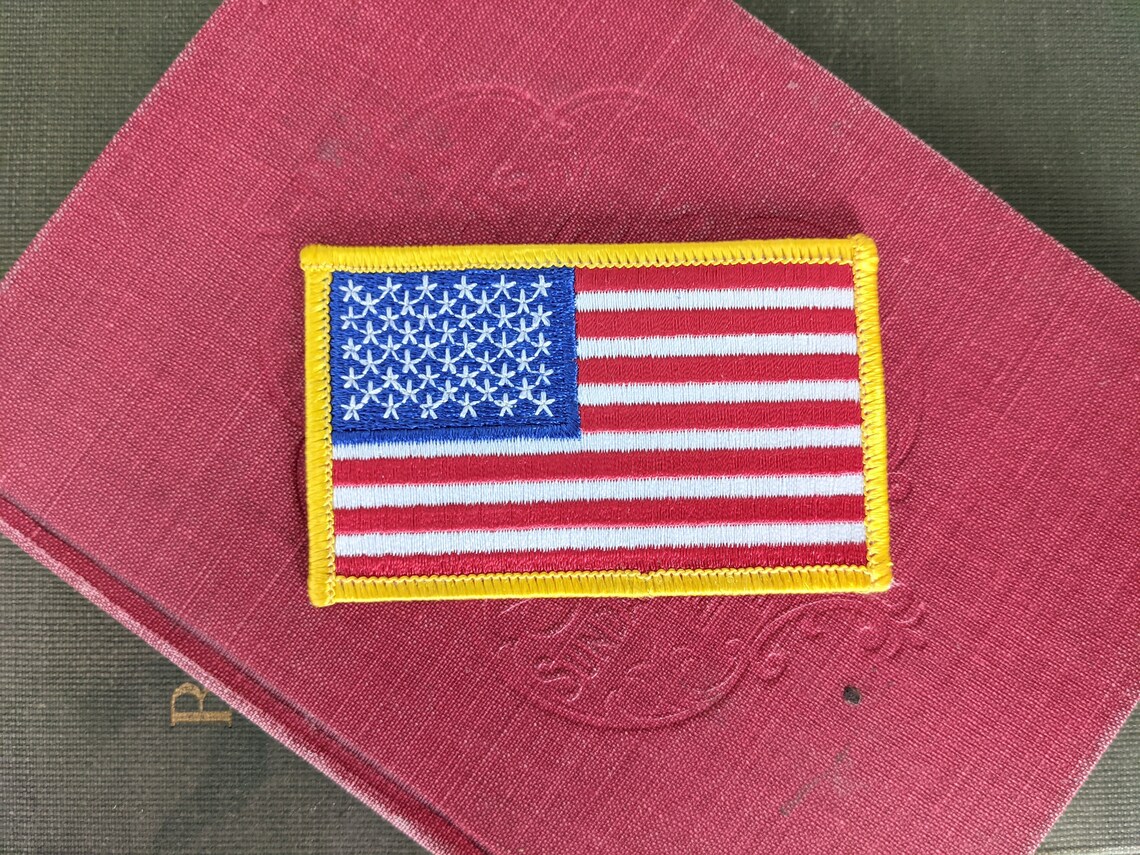 United States of America Flag Patch American Flag Iron on 2 | Etsy
