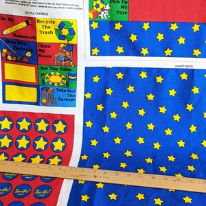 The Kids Corner Activity Chart by Fabric Traditions, Chore Chart Sewing ...