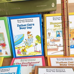 7 Richard Scarry's Busy Day Storybooks or 1 Humperdink's Busy Day Book ...