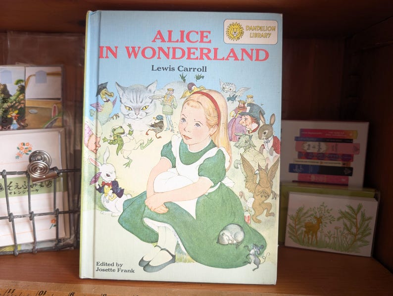Peter Pan and Alice in Wonderland Dandelion Library Hardcover Book, 6 ...