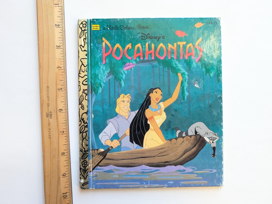 Pocahontas, Little Golden Book 1995, Hardback Children's Book - Etsy