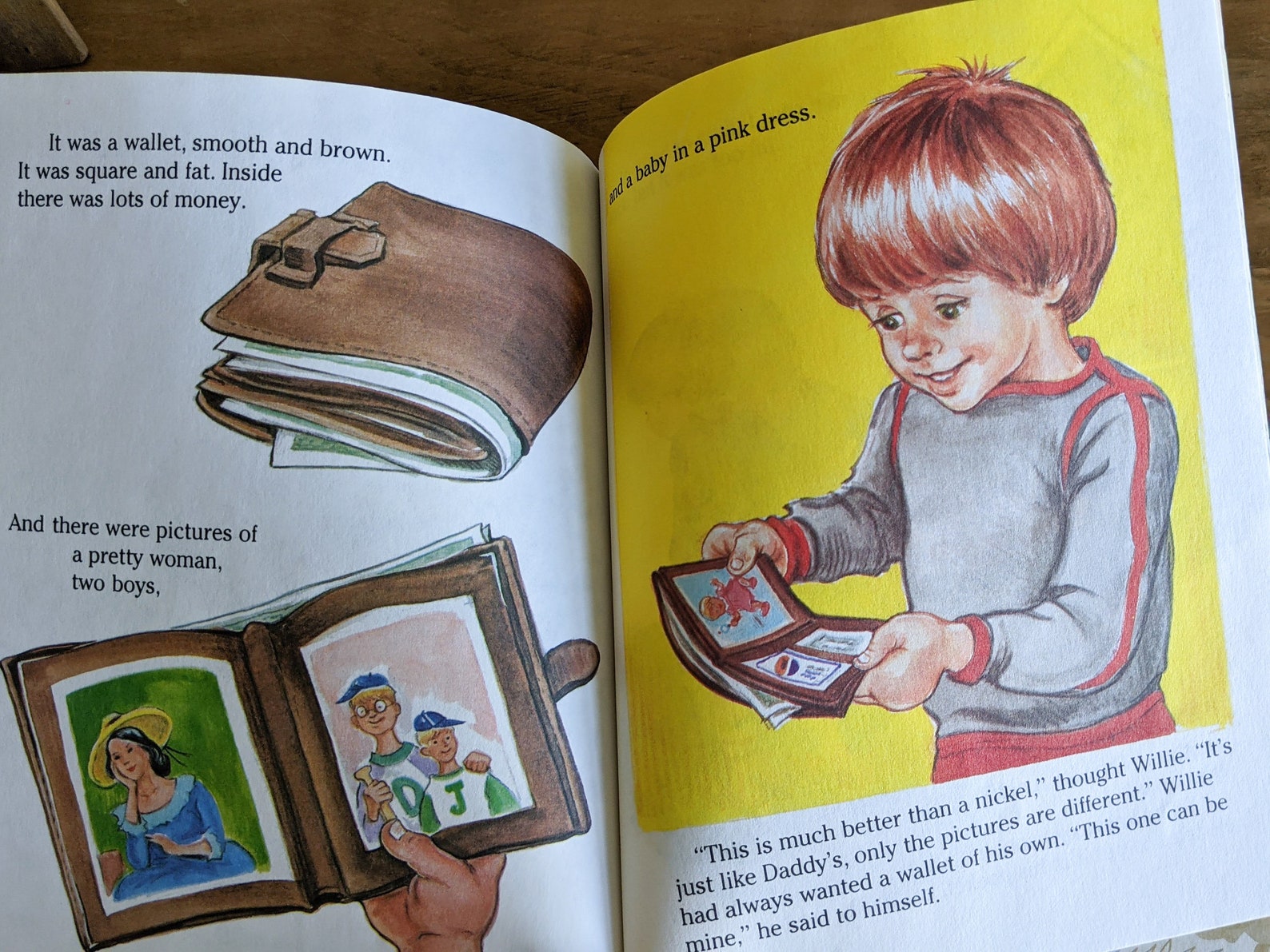 Willie Found a Wallet Golden Book 1984 Hardback 6.75x7.75 | Etsy