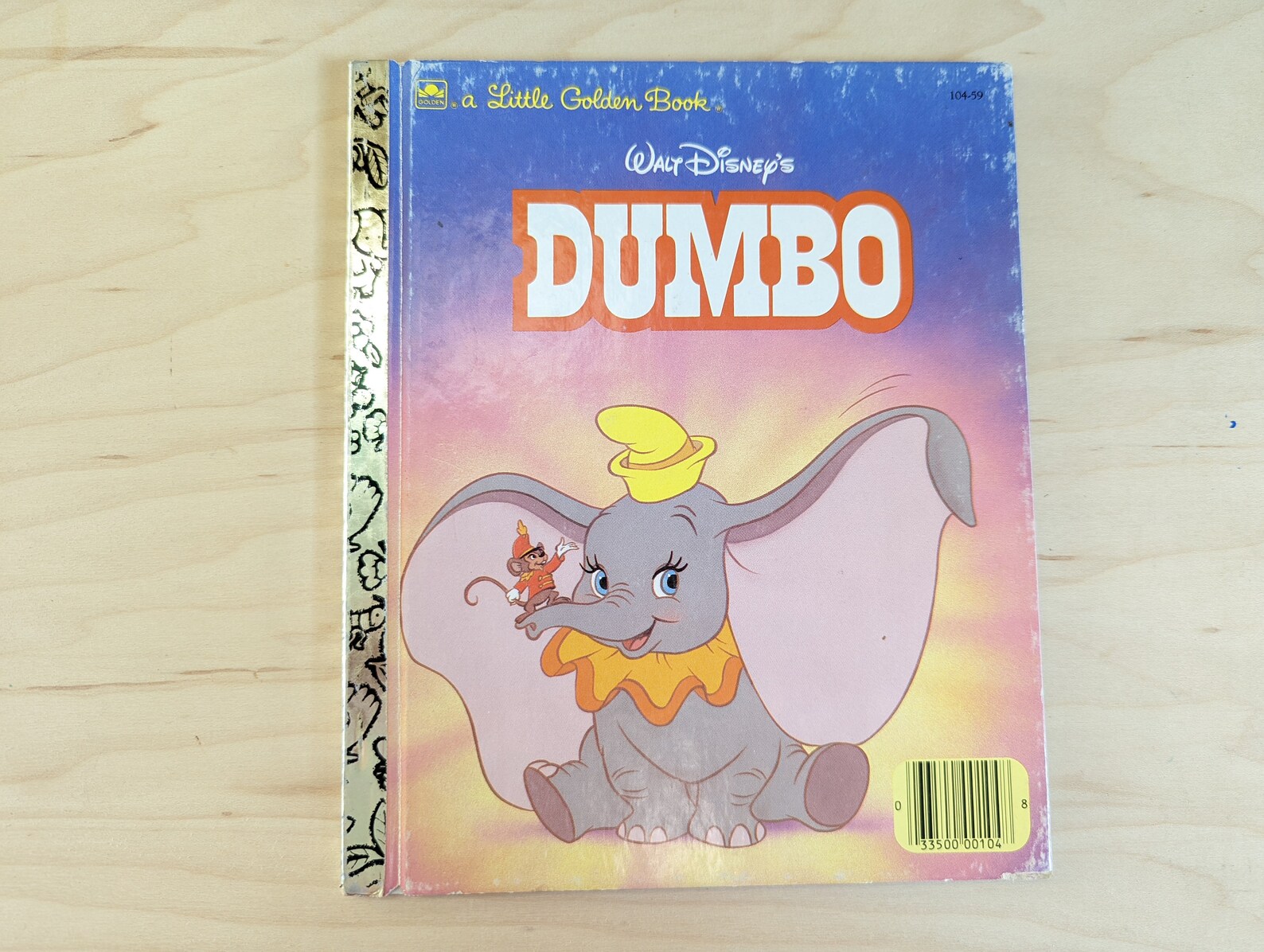 Dumbo Little Golden Book 1988 6.75x8 Inch Hardcover - Etsy