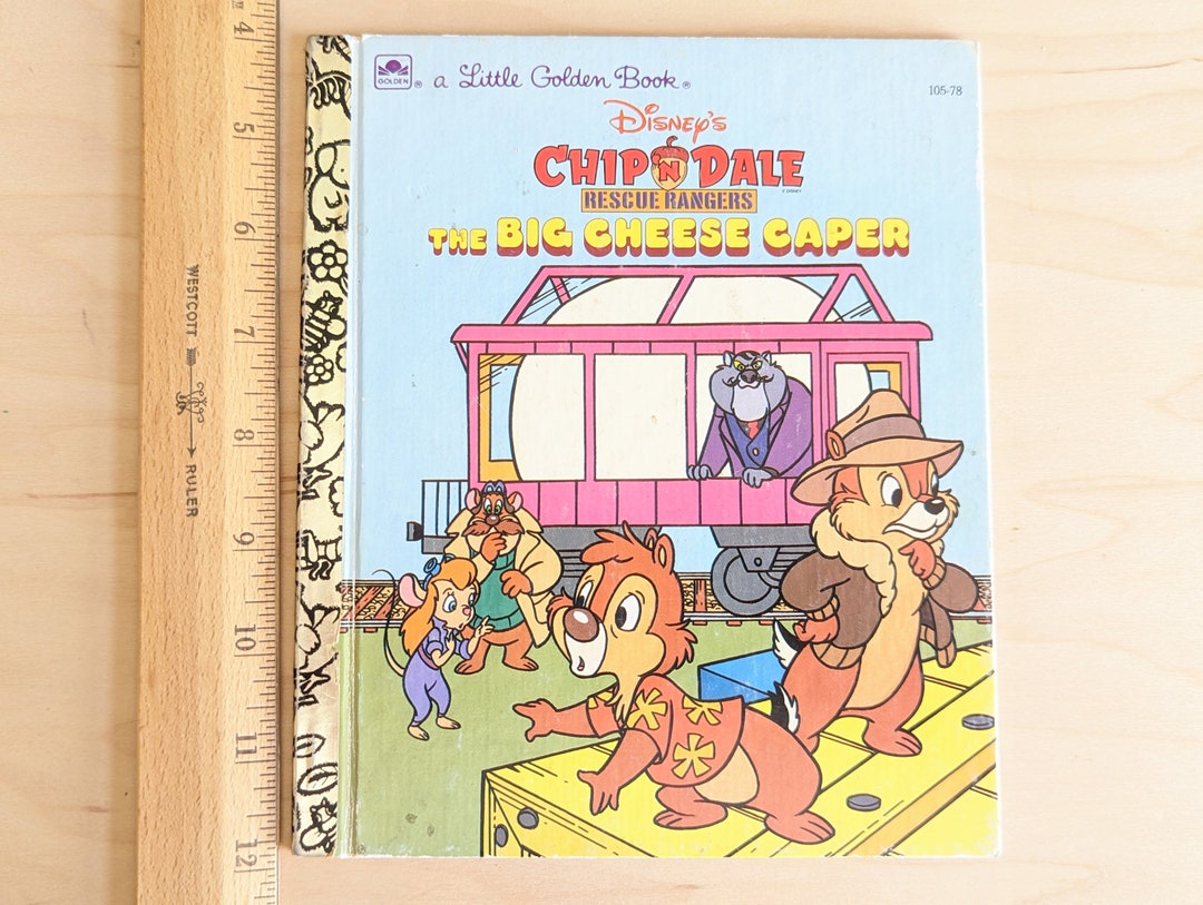 Chip 'N Dale Rescue Rangers the Big Cheese Caper, Little Golden Book ...