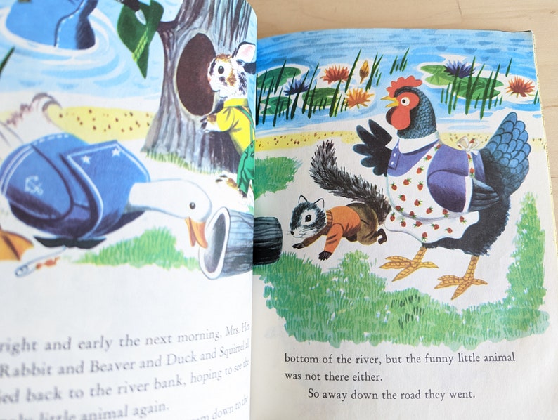 Rabbit and His Friends Little Golden Book, 1977, Hardback 6.75x7.75 ...