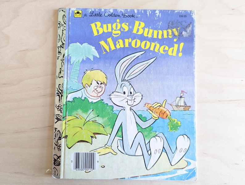 Bugs Bunny Marooned Little Golden Book 6.5x8 Inches - Etsy