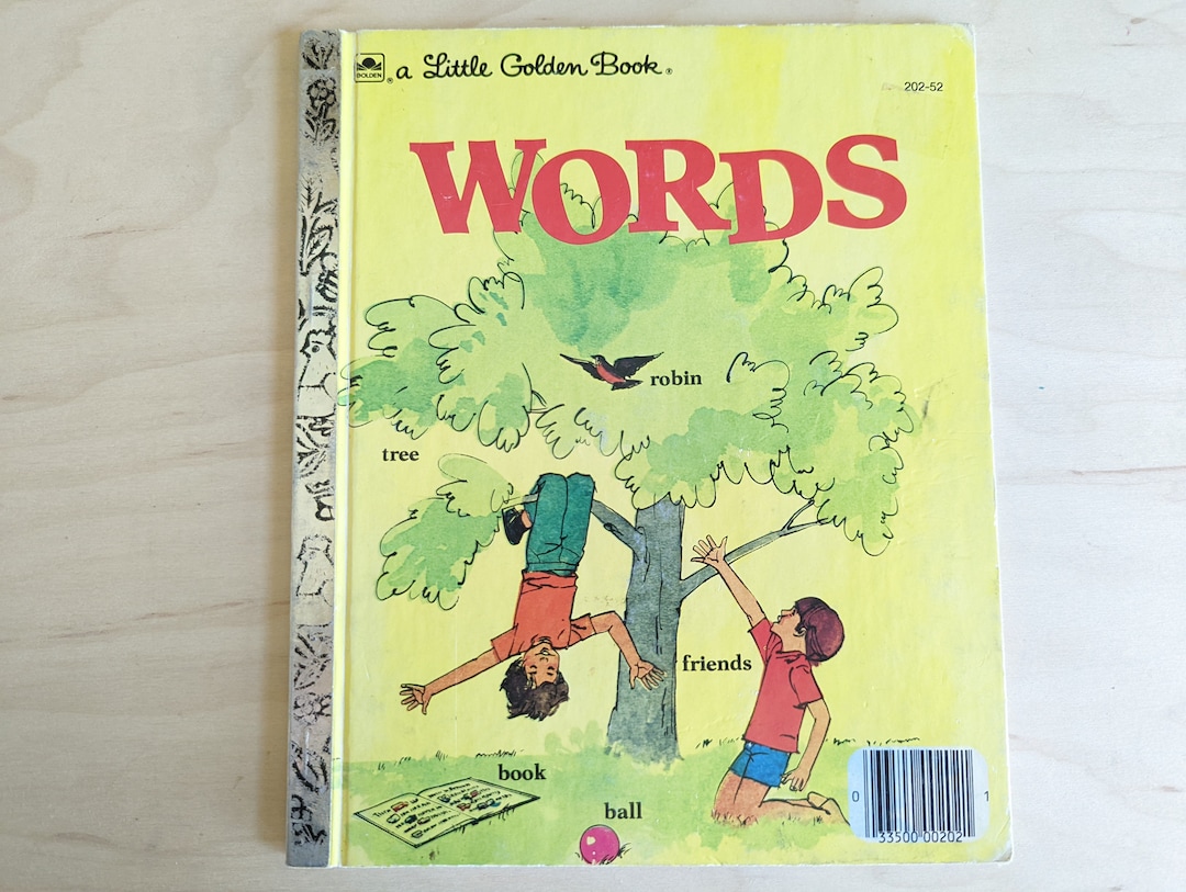 Words, Little Golden Book 1974, 6.75x8 Inch Hardcover Children's Book ...