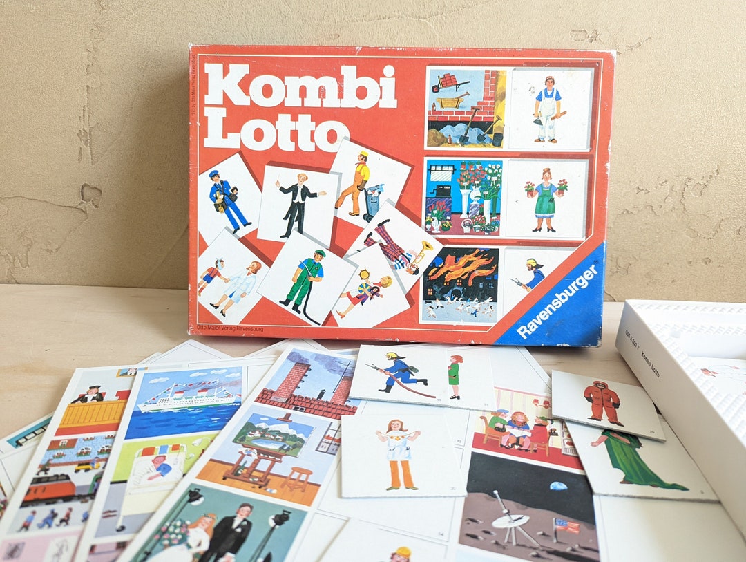 Ravensburger Kombi Lotto, 1973, Matching Game - Etsy