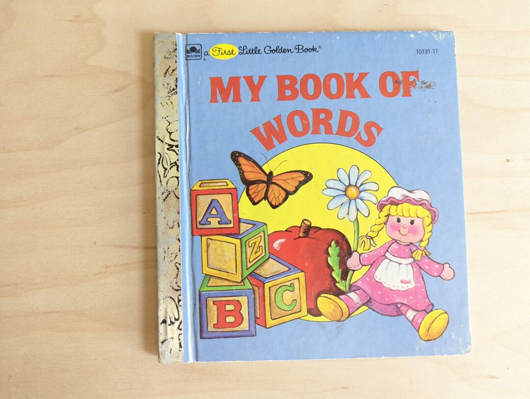 My Book of Words, First Little Golden Book 1982, 5.5x5.75 Inch ...