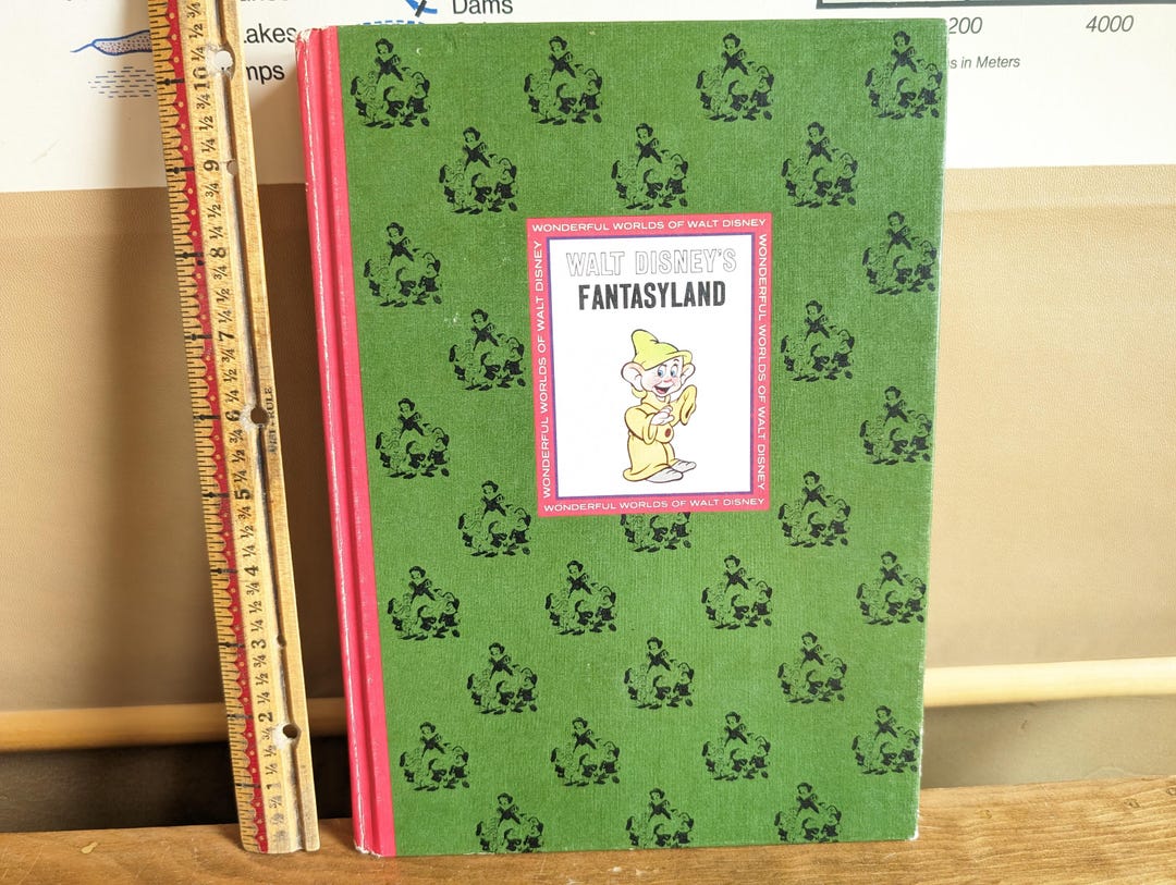 Walt Disney's Fantasyland Hardcover Book, 1965, Collection of Stories ...