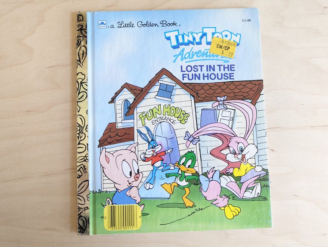 Tiny Toon Adventures Lost in the Fun House, Little Golden Book 1990, 6 ...