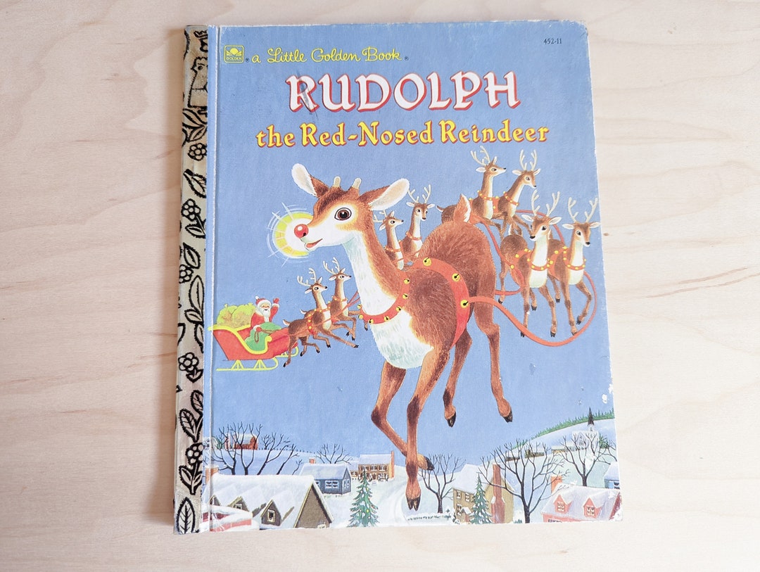 Rudolph the Red-nosed Reindeer, Little Golden Book 1994, 6.75x8 Inch ...