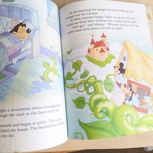 Mickey Mouse and the Beanstalk, Little Golden Book 1988, Hardback ...