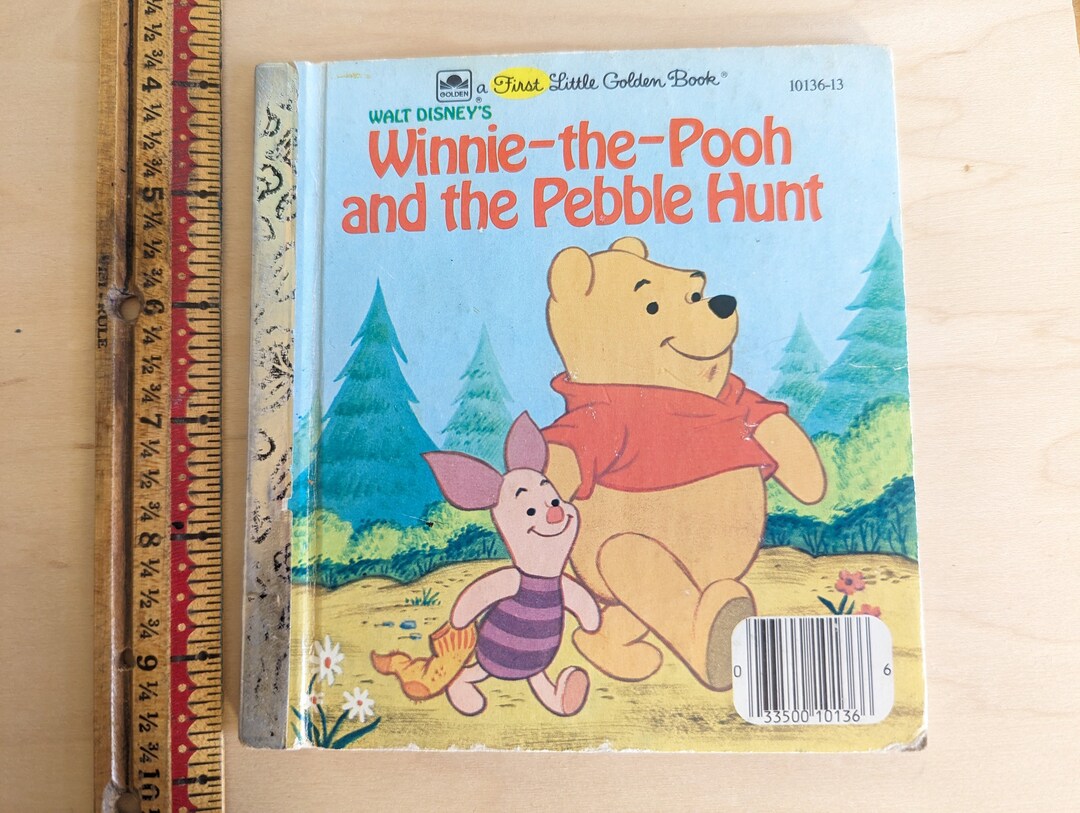 Winnie the Pooh and the Pebble Hunt, First Little Golden Book 1982, 5 ...